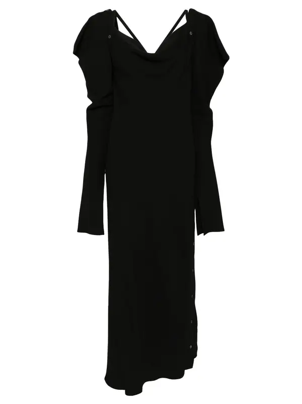 SETCHU Button Dress - Black