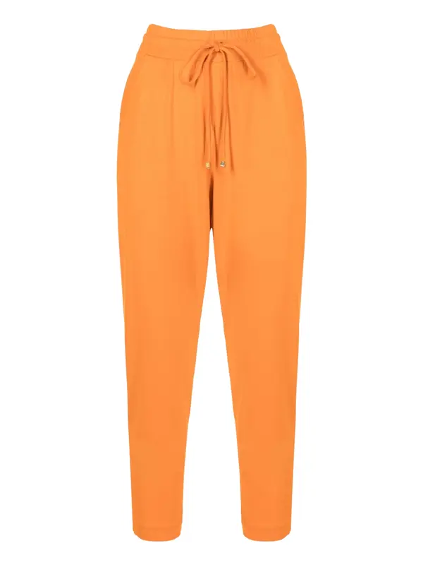 LENNY NIEMEYER Drawstring Cropped Trousers - Orange