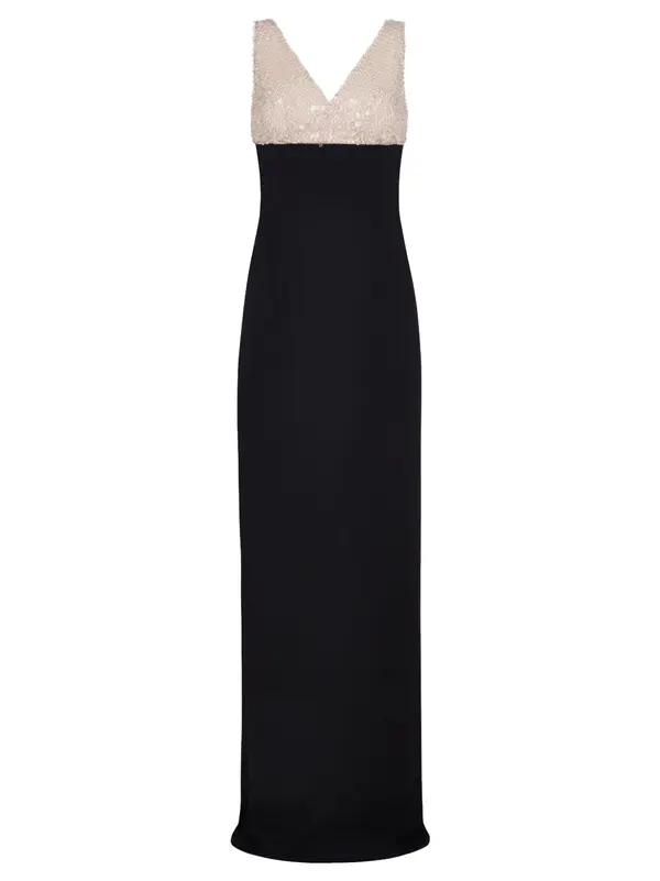 Sabina Bilenko Sequinned Maxi Dress - Black