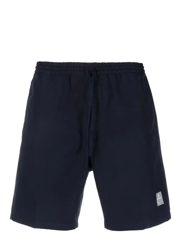 DEPARTMENT 5 Cotton Bermuda Shorts - Blue