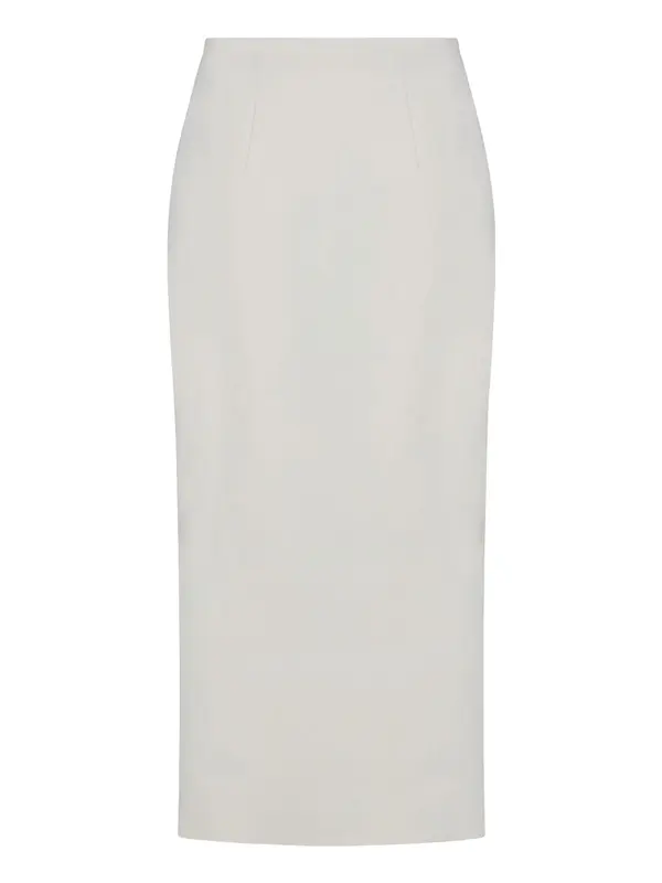 Sabina Bilenko High-waisted Pencil Skirt - White