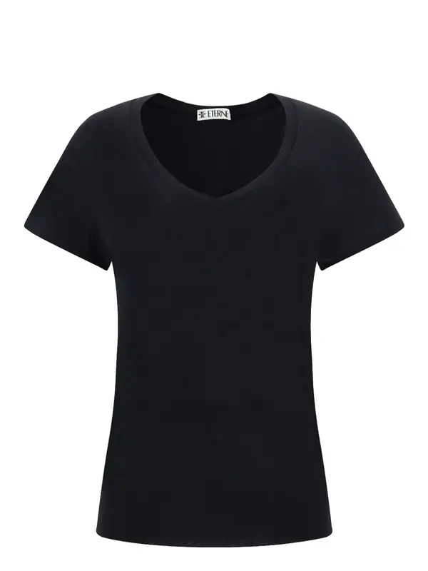 Eterne V-neck T-shirt - Black