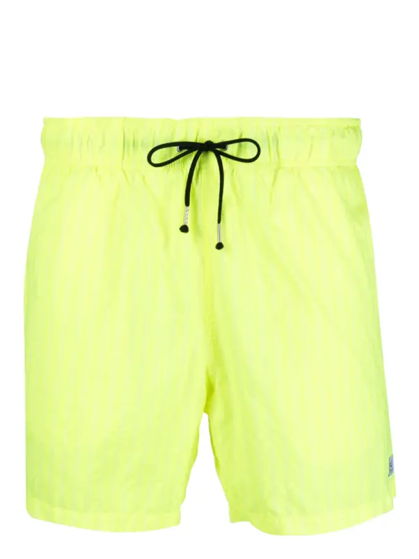 DEPARTMENT 5 Stripe-print Swim Shorts - Yellow