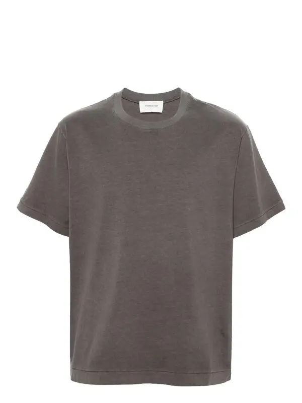 ATOMO FACTORY Distressed-finish Cotton T-shirt - Grey