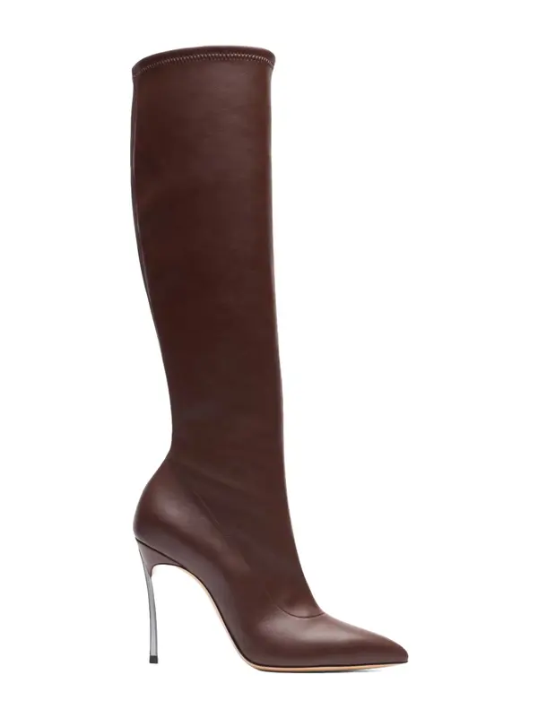 Casadei 100mm Blade Boots - Brown
