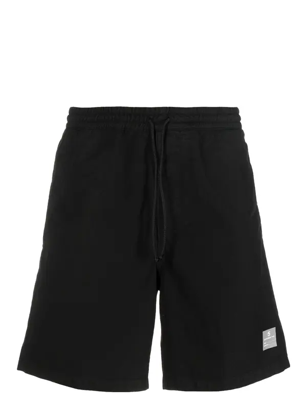 DEPARTMENT 5 Cotton Drawstring Shorts - Black