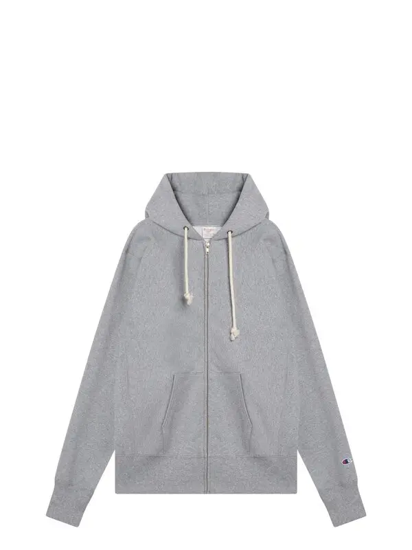 Champion Cotton Zip-up Hoodie - Grey
