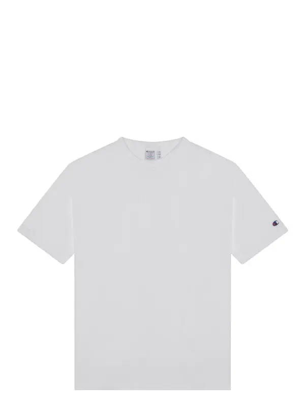 Champion Cotton Crew Neck T Shirt - White