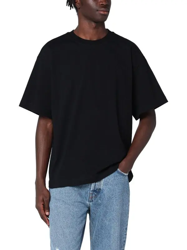 Séfr Cotton Crew Neck T-shirt - Black