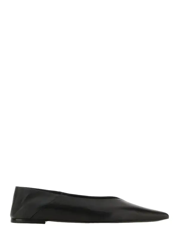 Saint Laurent Carolyn Nappa Ballerinas - Black