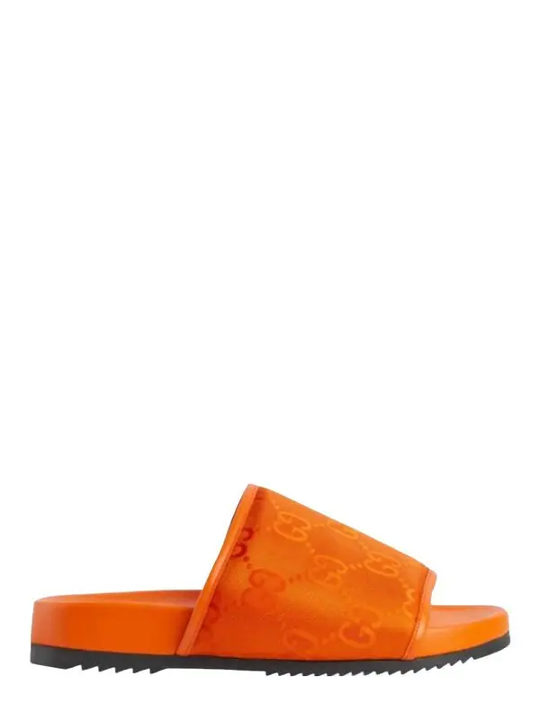 Gucci Gg Slide Sandal - Orange