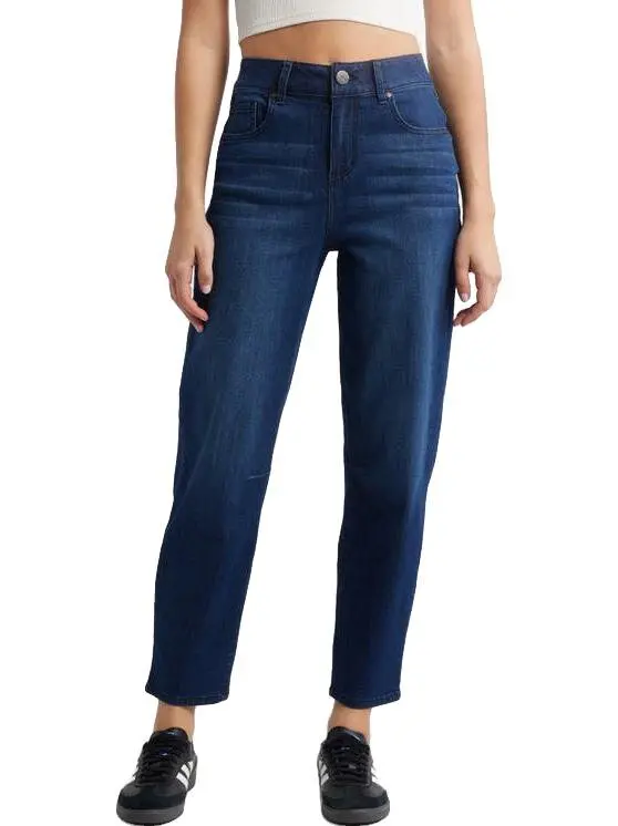 1822 Denim High-waist Ankle Barrel Jeans - Unique