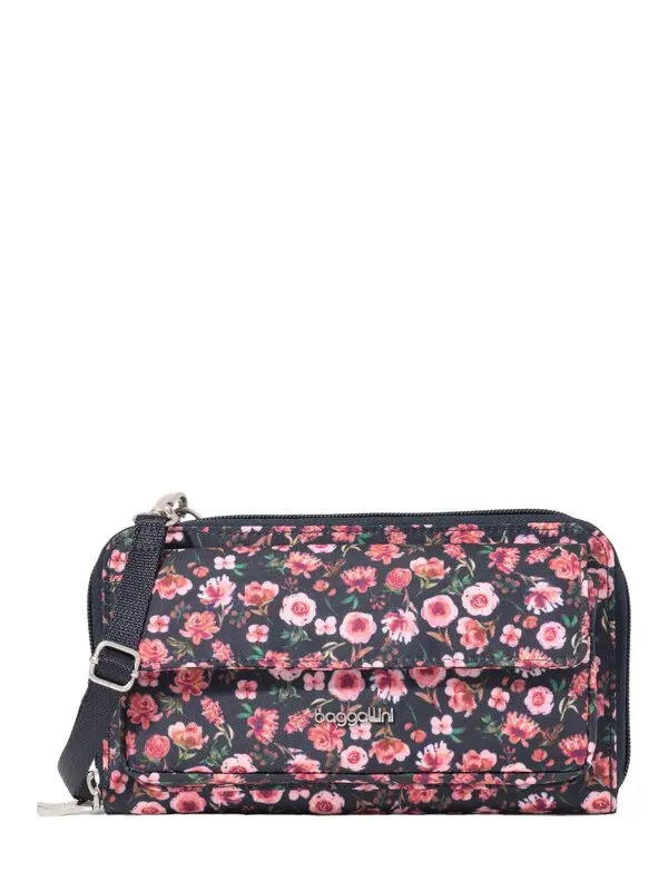 BAGGALLINI Rfid Phone Wallet Crossbody Bag - Autumn Peony