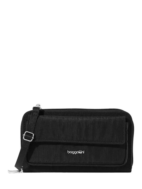 BAGGALLINI Rfid Phone Wallet Crossbody Bag - Black
