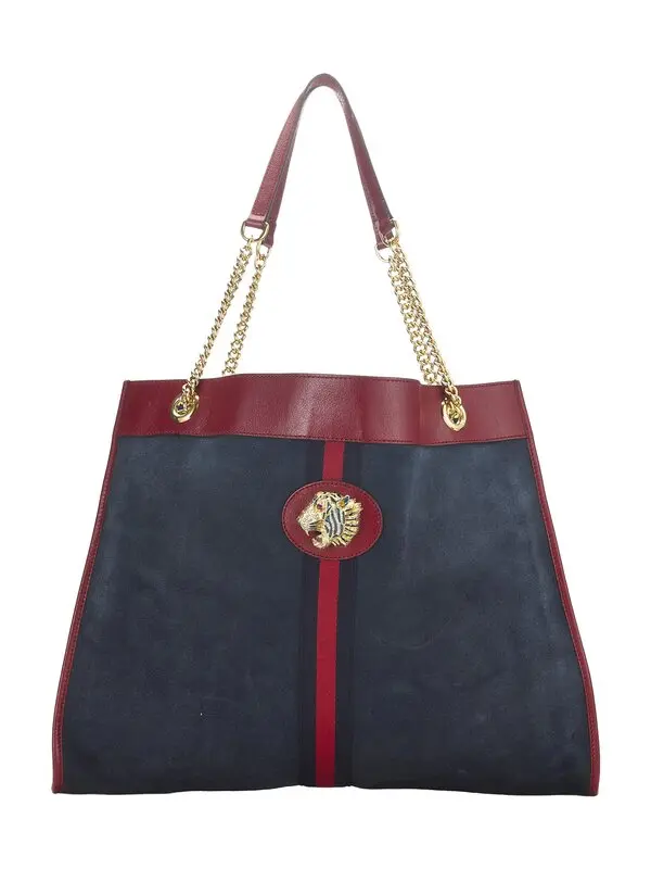 Gucci Rajah Tote - Navy