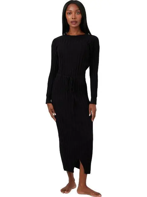 BY TESS COLLECTION Lina Midi Dress - Black