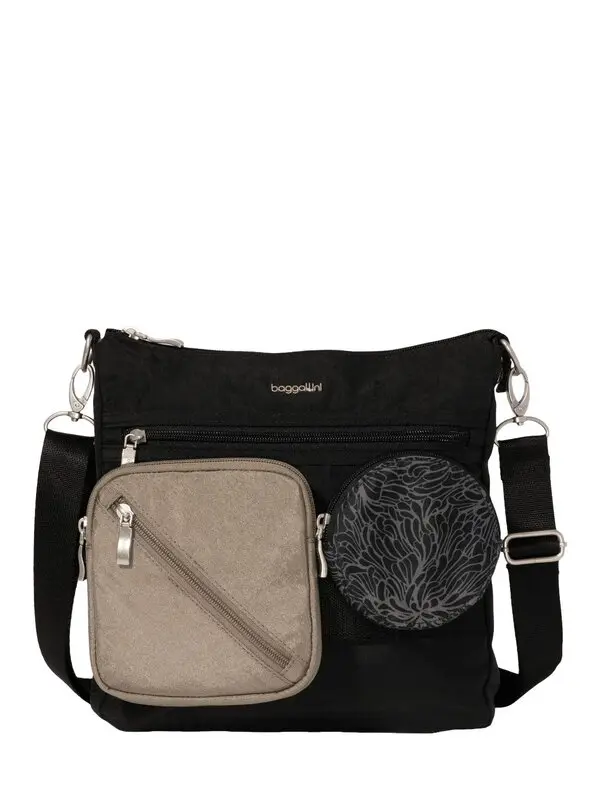 BAGGALLINI Snap & Go Modular Slim Crossbody Bag - Black