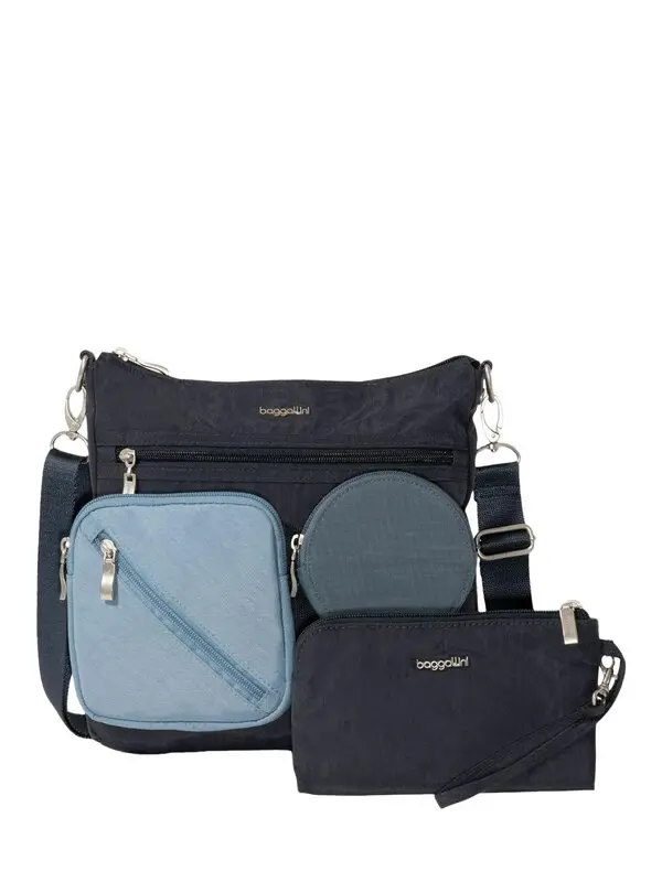 BAGGALLINI Snap & Go Modular Slim Crossbody Bag - French Navy