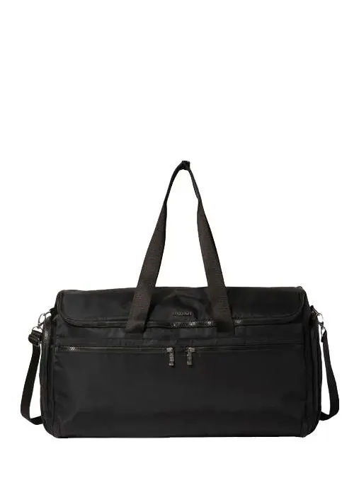 BAGGALLINI Madison 2-in-1 Garment Duffel Bag - Black Twill