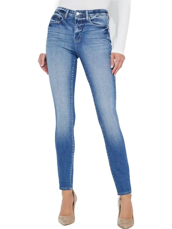 L'Agence Marguerite High-waist Skinny Jeans - Hampton