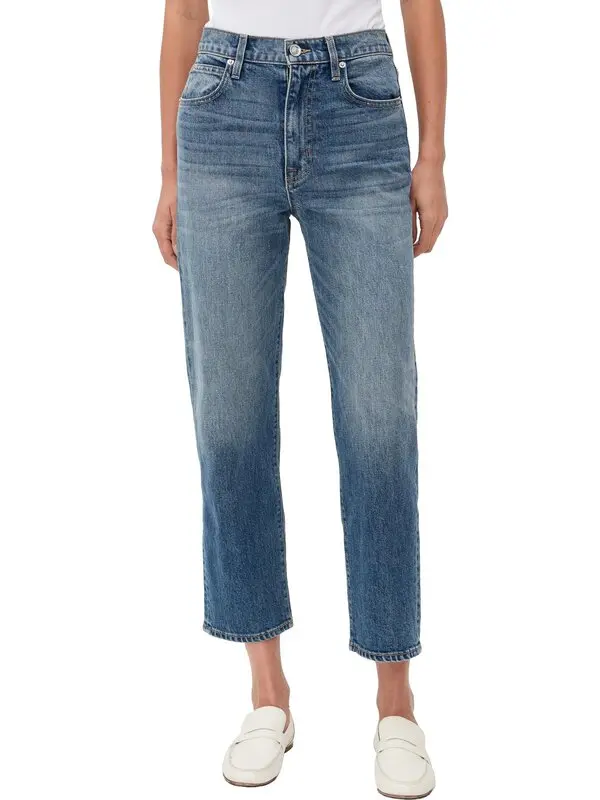 SLVRLAKE London Crop Straight Leg Jeans - Nothing To Lose