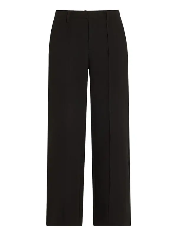 Simkhai Michelle Pintuck Cropped Pants - Black