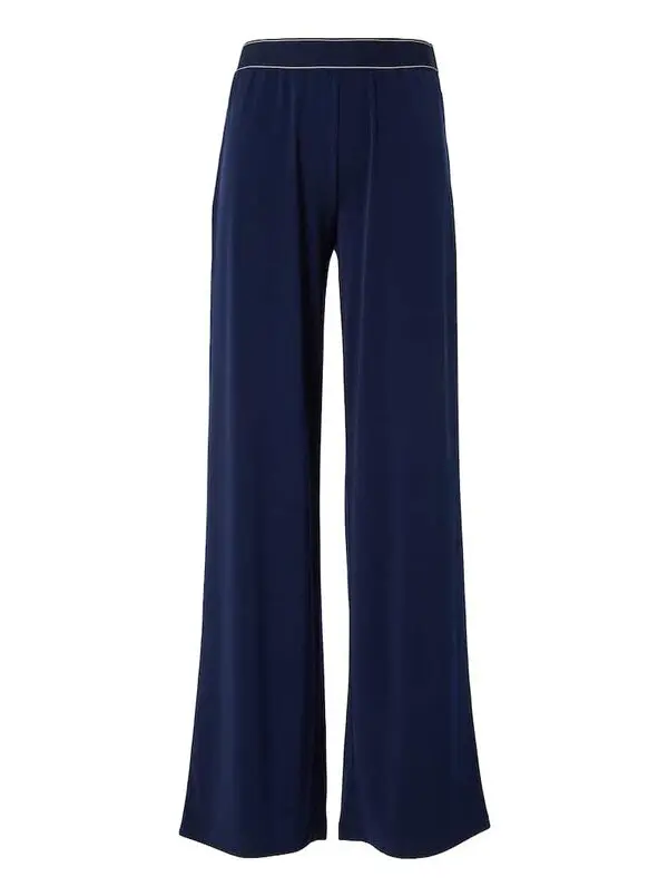 Vince Mid-rise Wide-leg Pants - Blue
