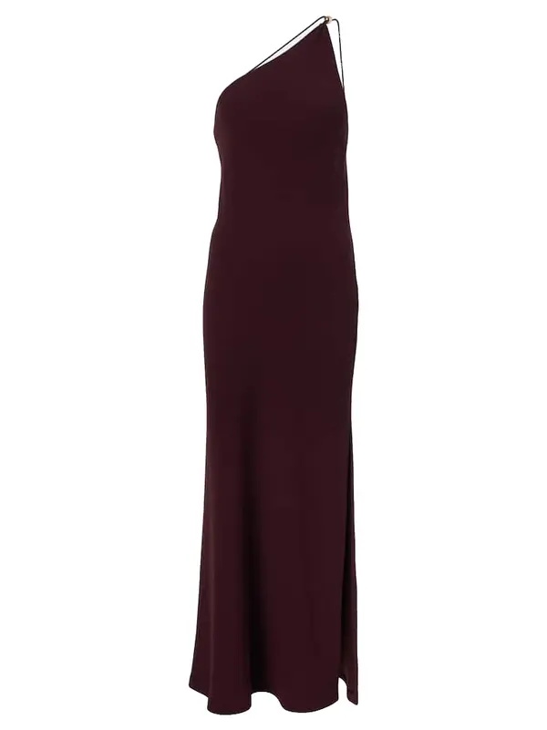 Vince One-shoulder Maxi Dress - Burgundy