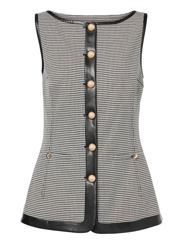 Simkhai Cressida Checked Vest - Multicoloured
