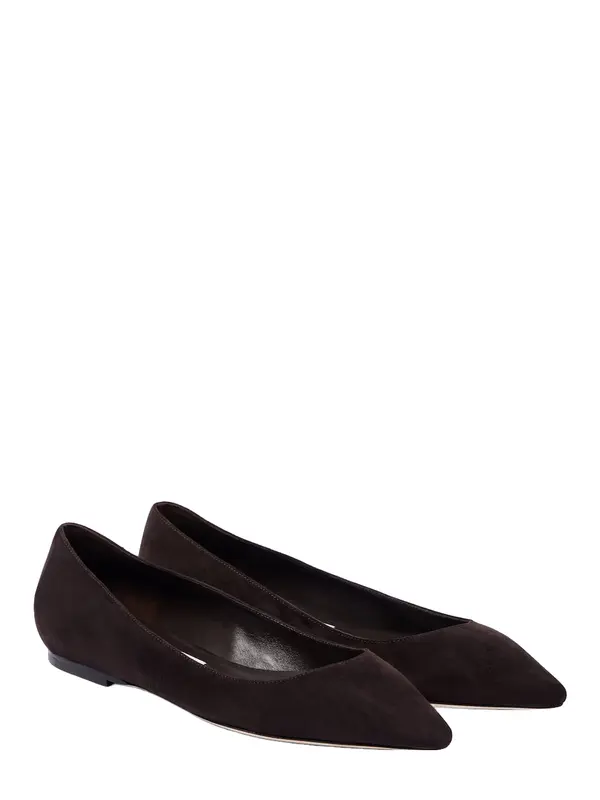JIMMY CHOO Romy Ballet Flats - Brown