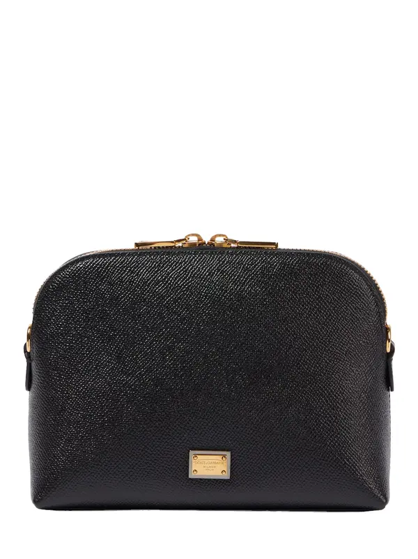 Dolce & Gabbana Mini Leather Shoulder Bag - Black