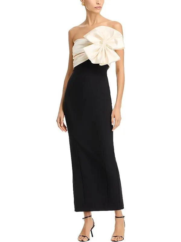 Ronny Kobo Kane Dress - Black/ivory