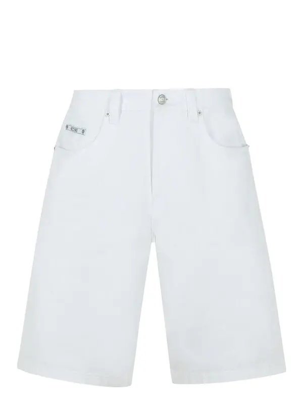 Moschino Cotton Bermuda Shorts - White