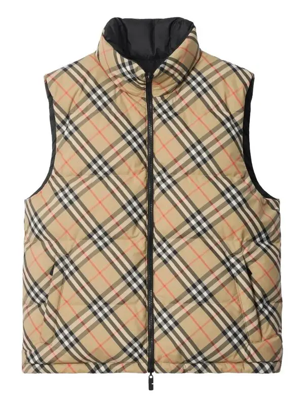 Burberry Reversible Check Jacket - Brown