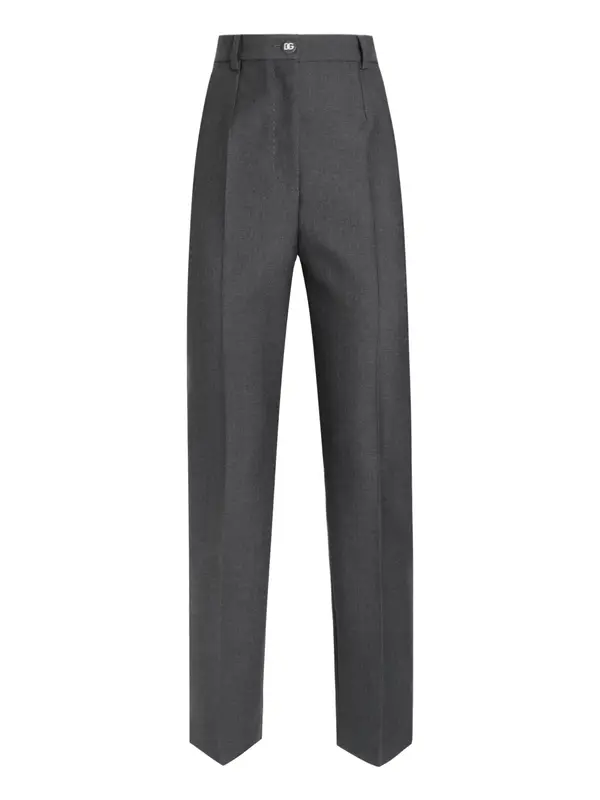 Dolce & Gabbana Tailored Woolen Trousers - Grey
