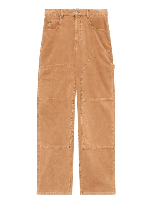 MARANT Lorson Wide Leg Trousers - Brown