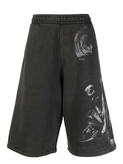 Off-White Matthew Over Sweatshorts - Black