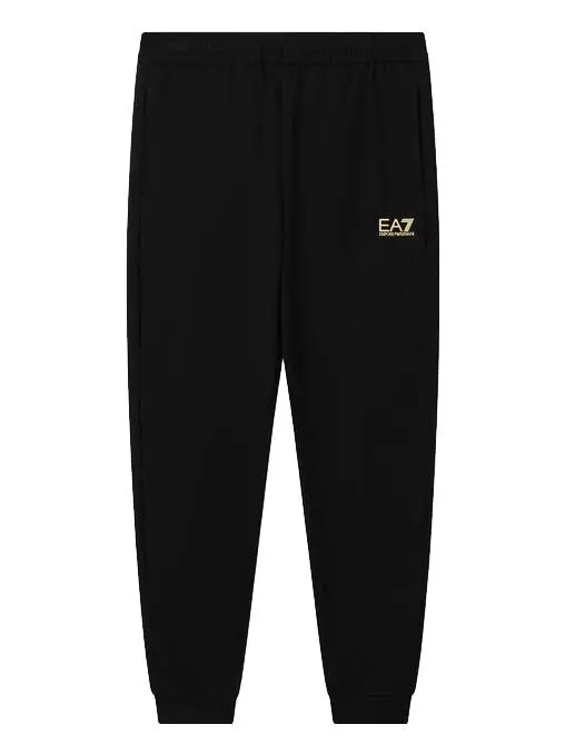 Emporio Armani Core Identity Cotton Jogger Pants - Black