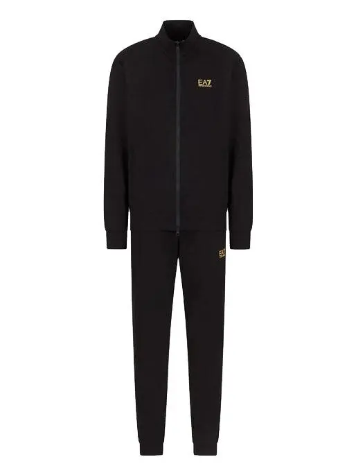 Emporio Armani Core Identity Cotton Tracksuit - Black
