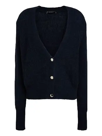 BELLWOOD Solid Cardigan - Blue