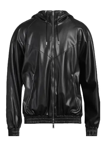 Dsquared2 Coated Hooded Jacket - Black