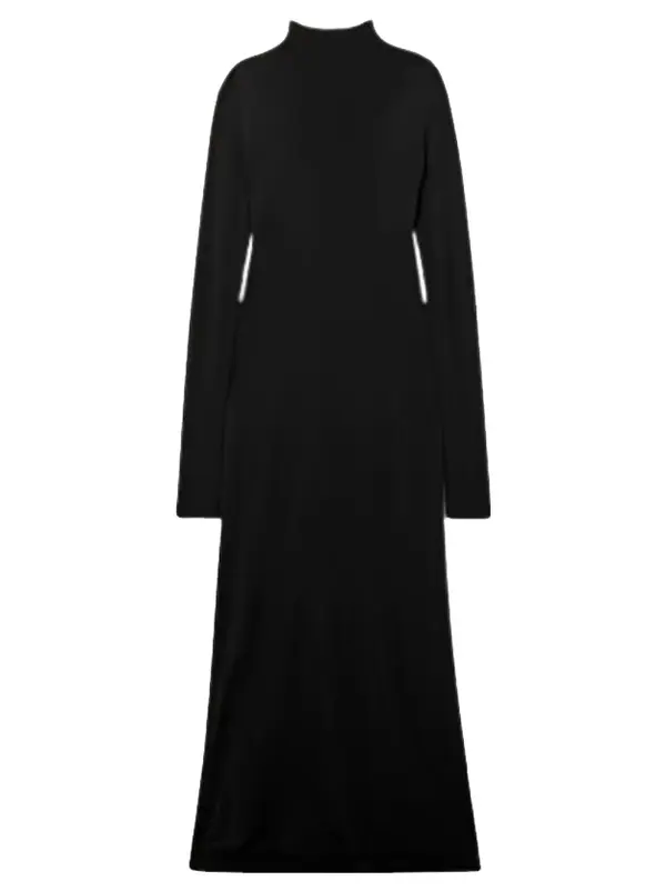 Khaite Norla Jersey Gown - Black