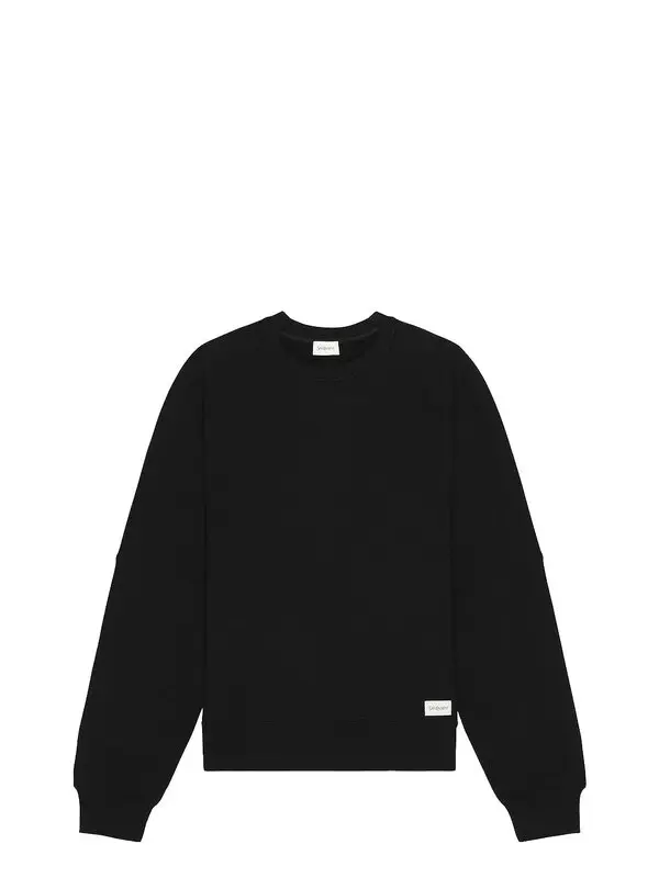 Saint Laurent Oversized Crewneck - Noir