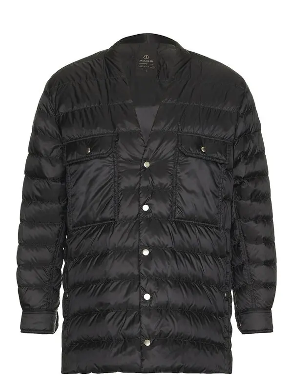 Rick Owens X Moncler Padded Outershirt - Black