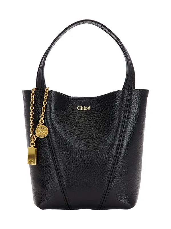 Chloé Spin Small Tote Bag - Black