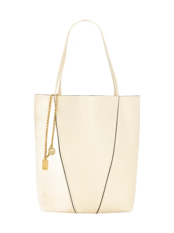 Chloé Spin Medium Tote Bag - Sweet Beige