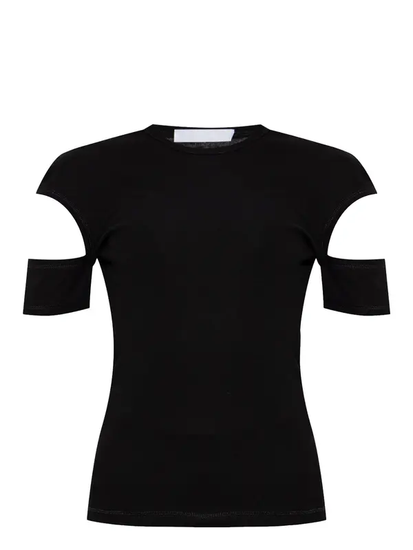 Helmut Lang Cut-out T-shirt - Black