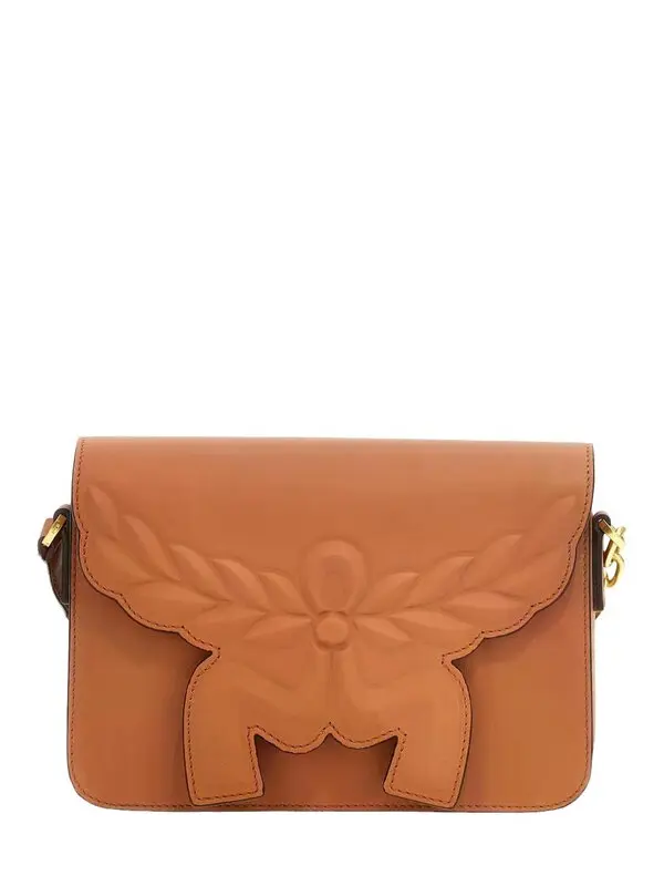 Mcm Himmel Laurel Small Cross Body Bag - Brown