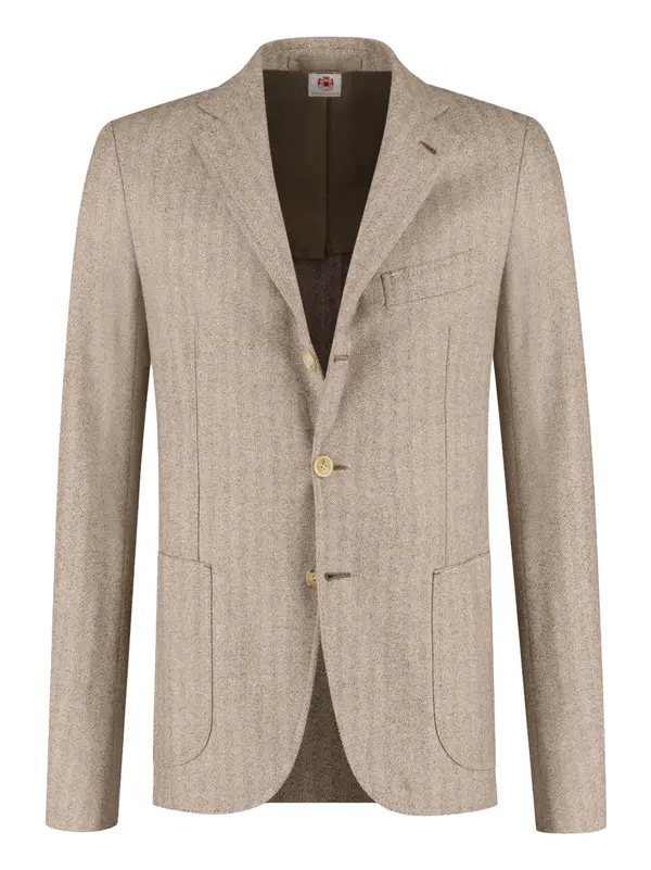 LUIGI BORRELLI Striped Blazer - Neutrals