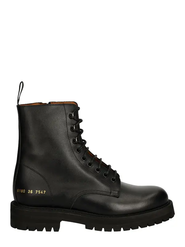 COMMON PROJECTS Leather Boots - Black
